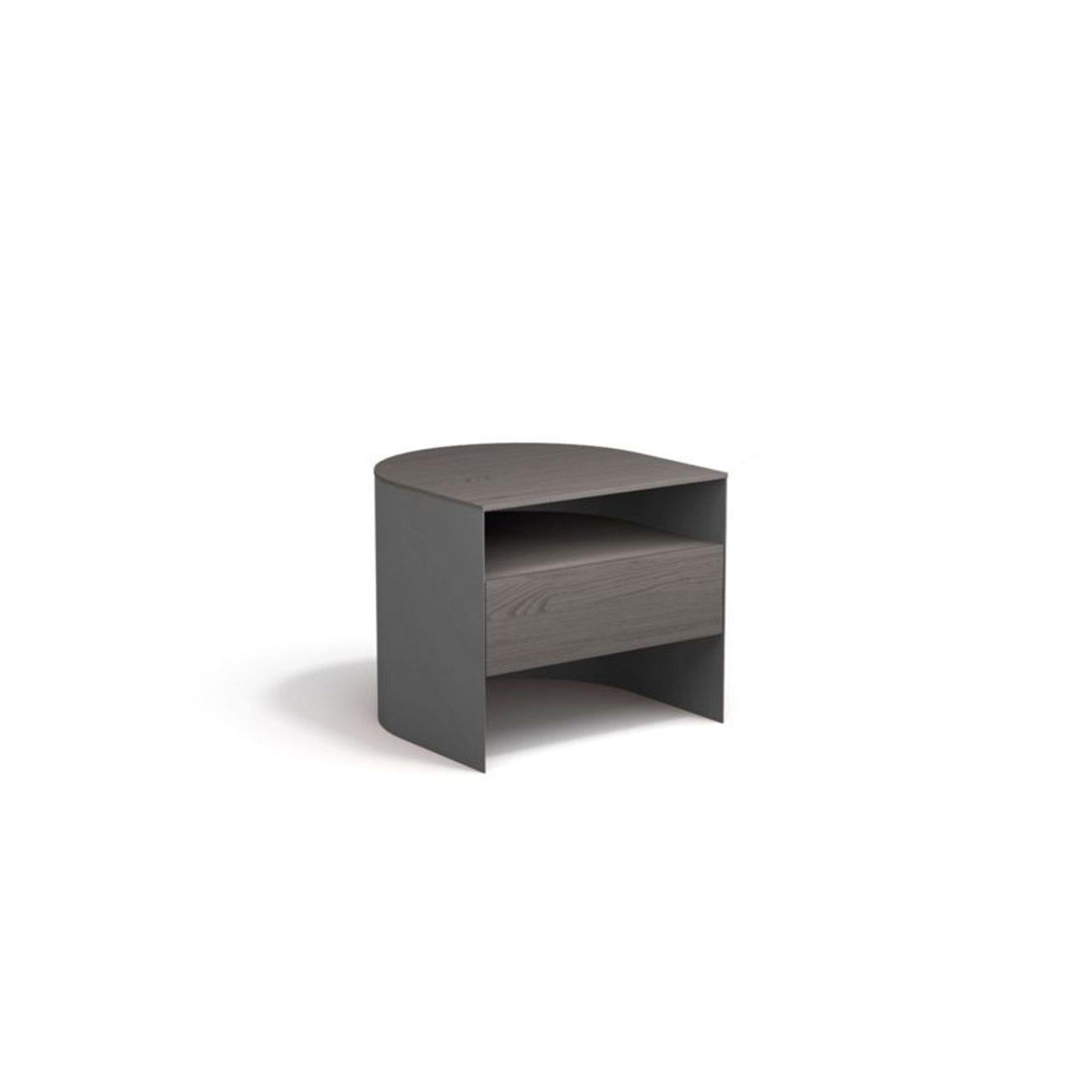 Flexus Bedside Table - Black Lacquered Structure | ArchiPro AU