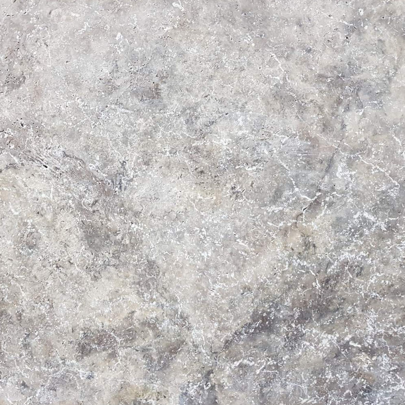 12mm Classic Silver Travertine French Pattern | ArchiPro AU