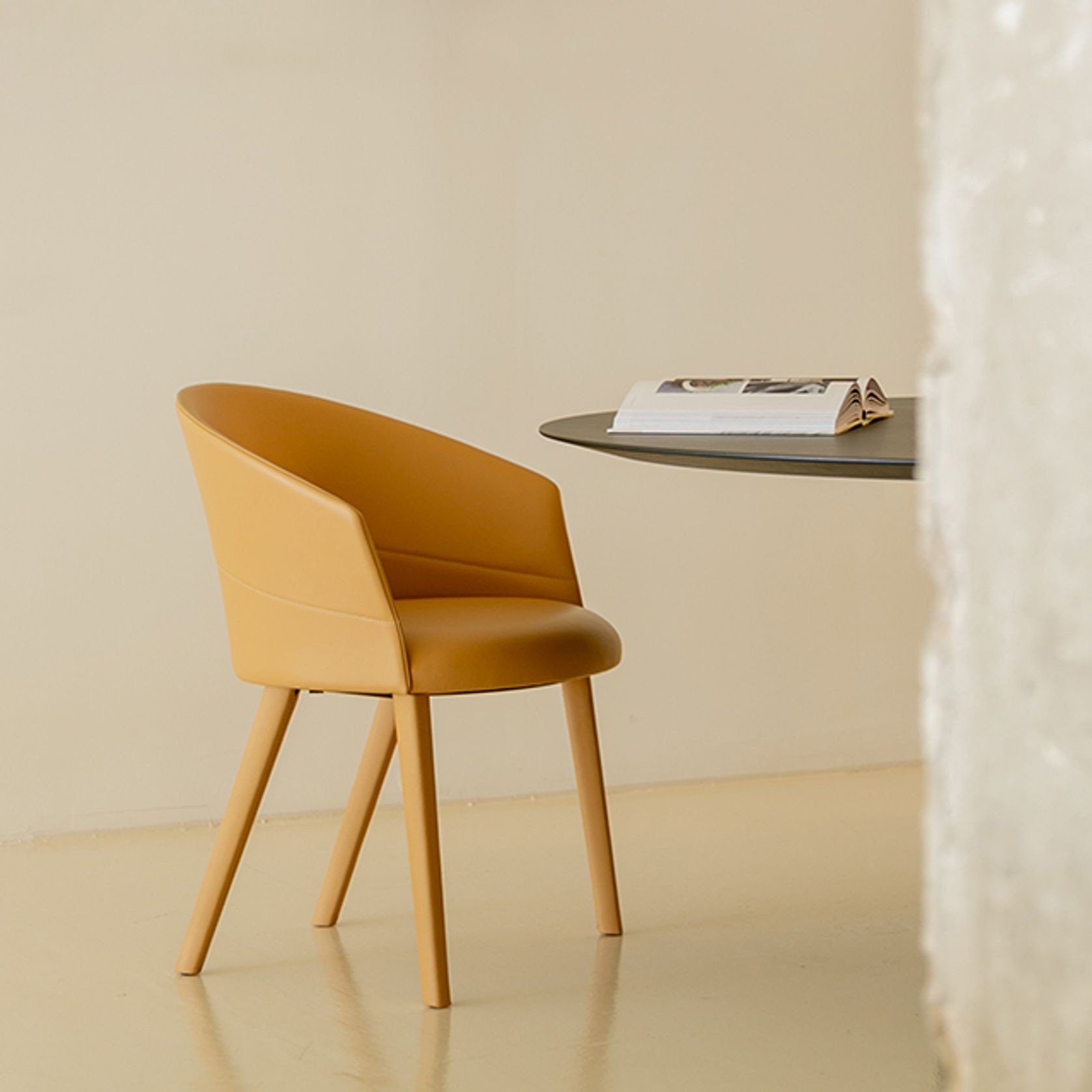 Copa Chair - Four Wooden Legs | ArchiPro AU