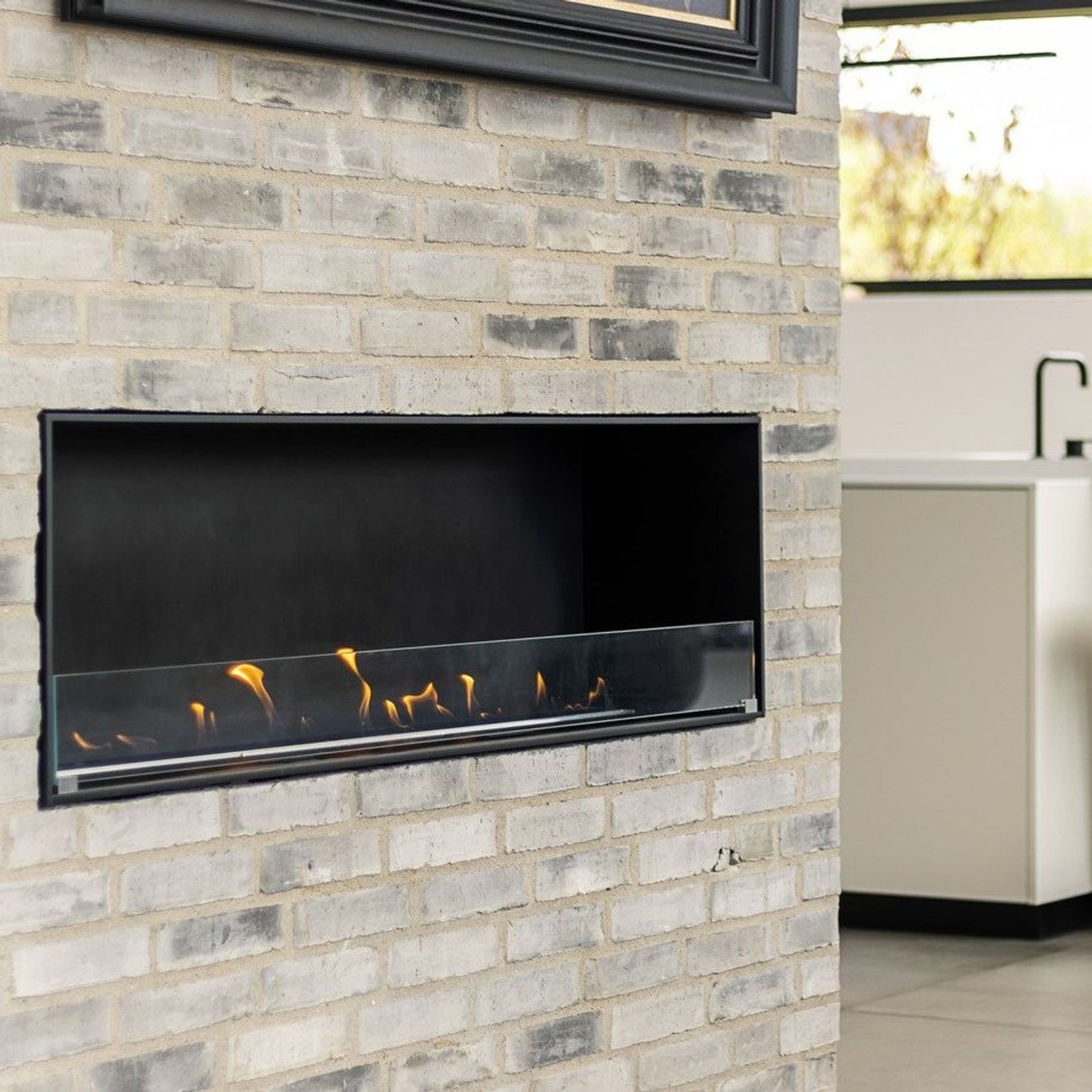 Decoflame Montreal Net Zero Front Facing Fireplace | ArchiPro AU