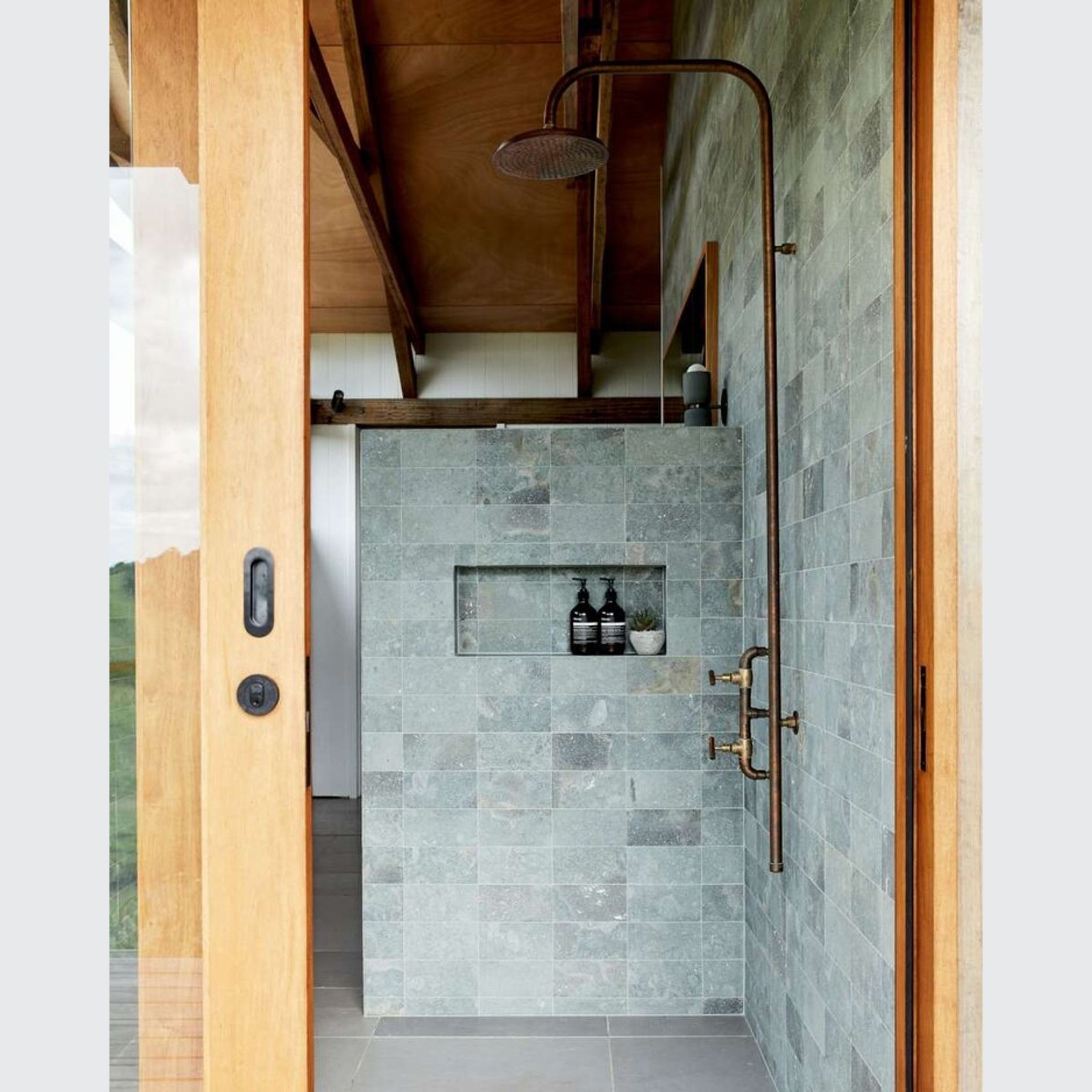 Green Andesite Tiles Honed | ArchiPro AU