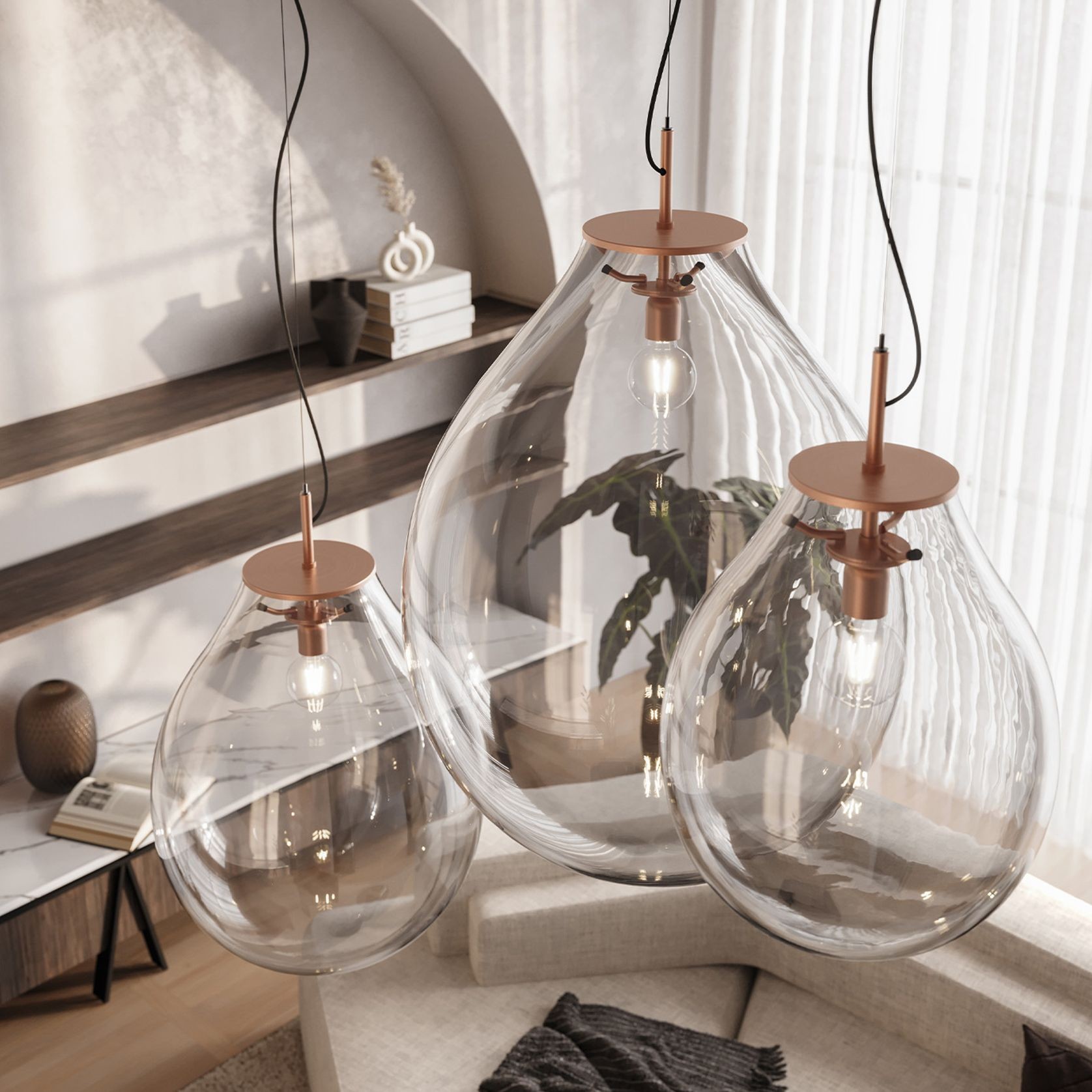Tim Copper Pendant Light | ArchiPro AU