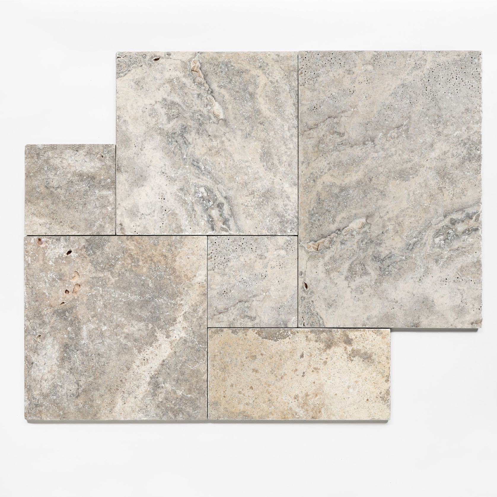 Travertine Silver | French Pattern | ArchiPro AU