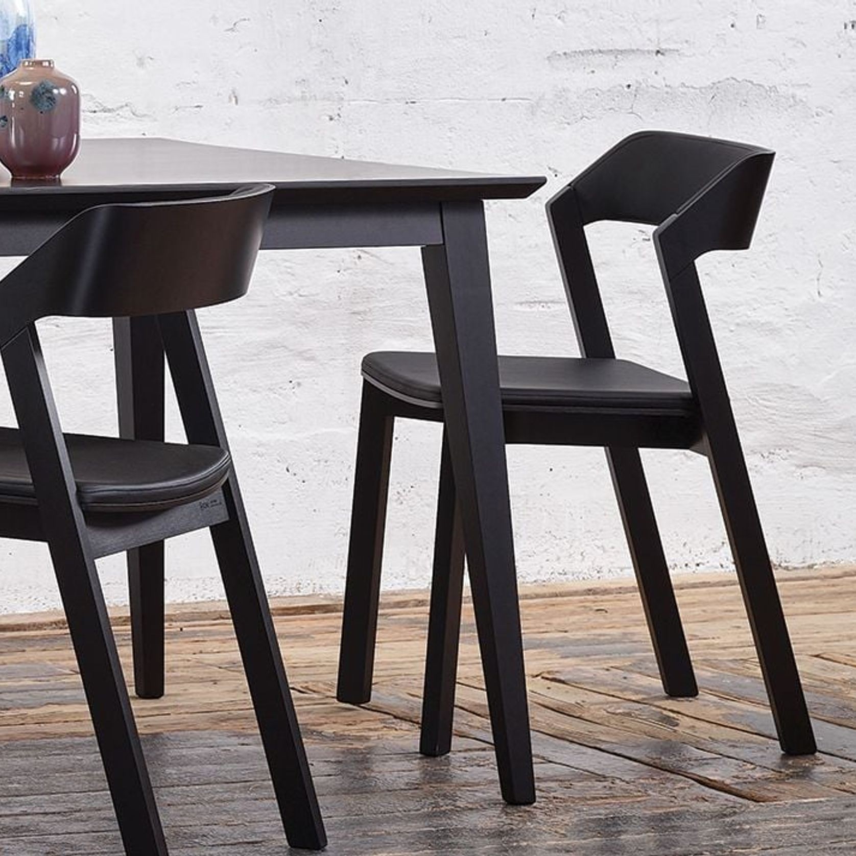 Merano Dining Chair - Black Stained - by TON | ArchiPro AU