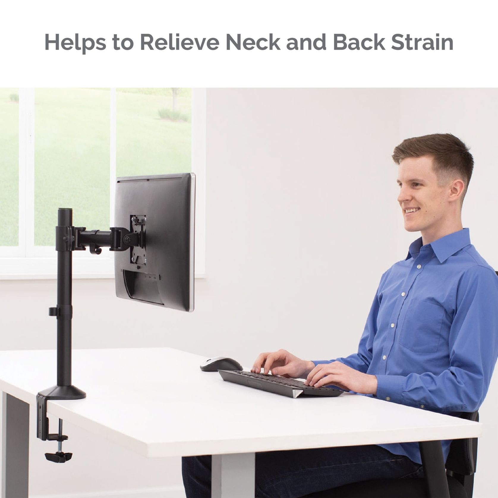 Reflex Single Monitor Arm | ArchiPro AU