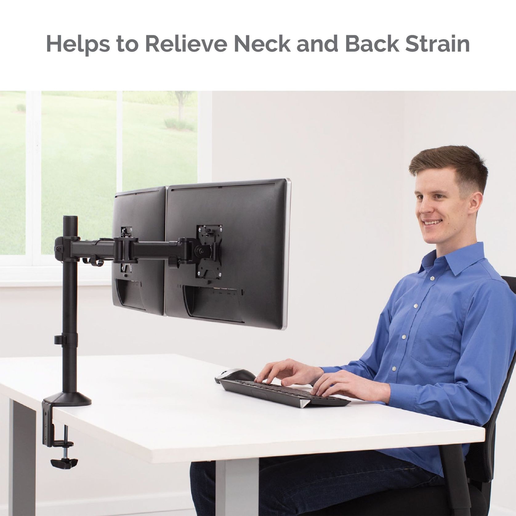 Reflex Dual Monitor Arm | ArchiPro AU