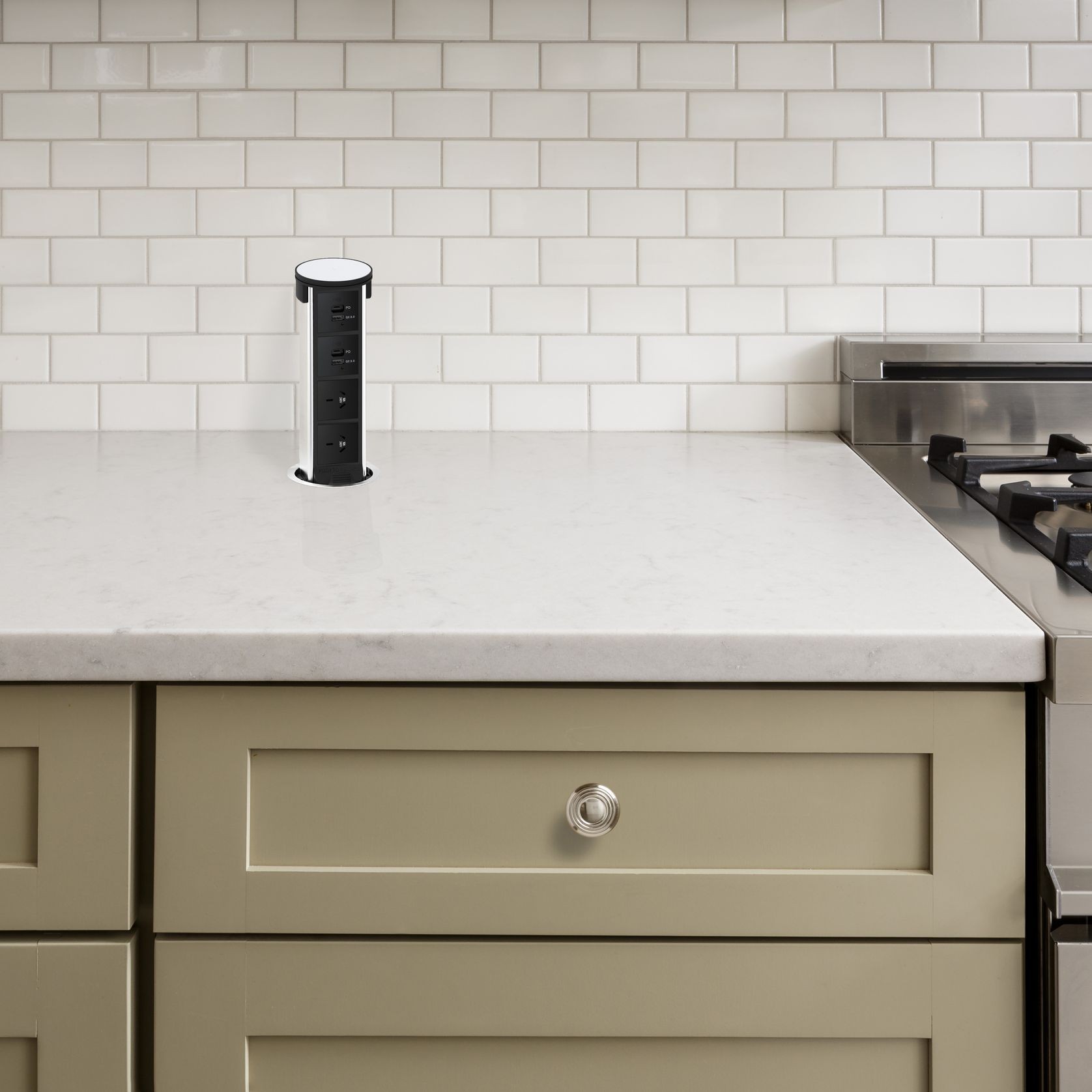 Docking Drawer Flush Pop Ups | ArchiPro AU