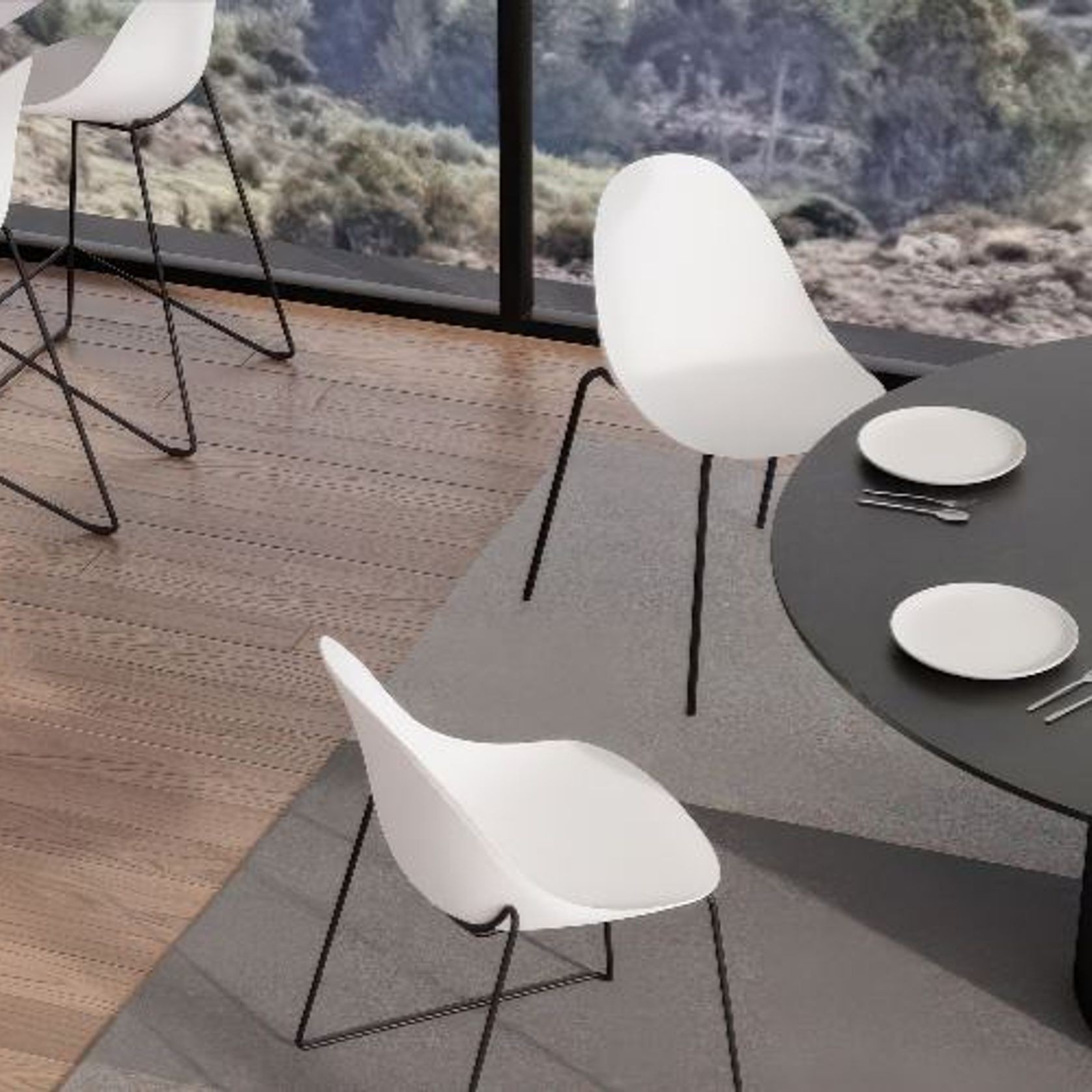 Pebble Chair with Shell Seat | ArchiPro AU