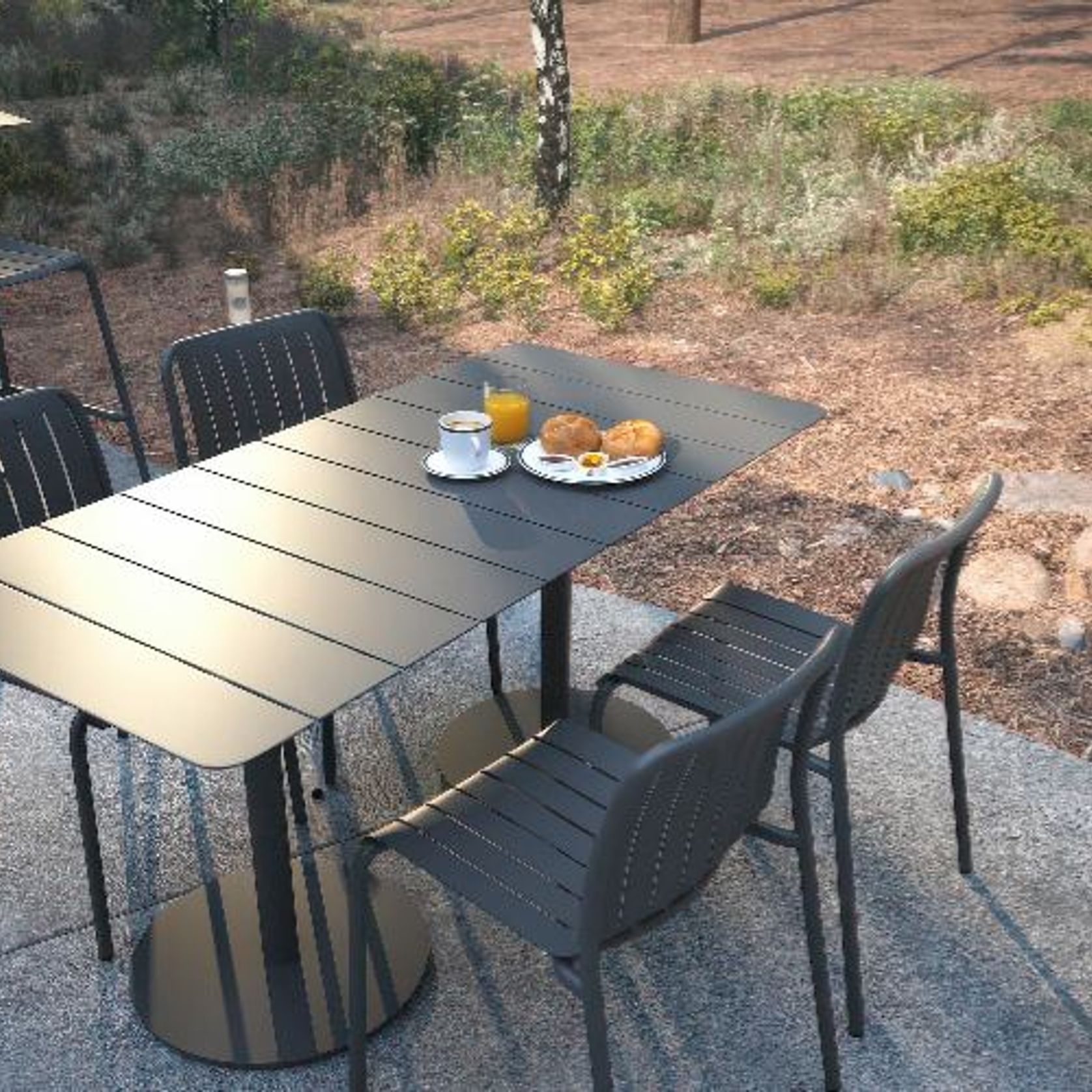 Roku Outdoor Rectangle Cafe Table | ArchiPro AU