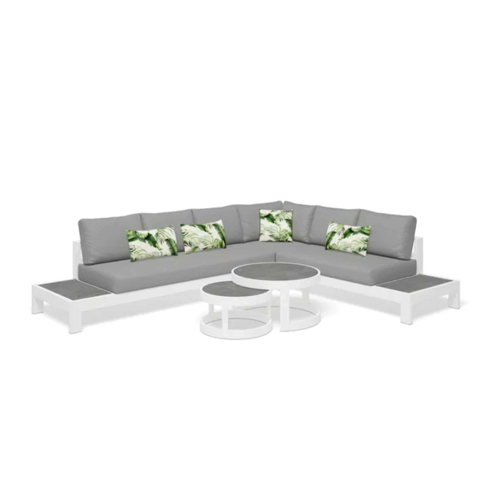 Aspen 6 Seater Outdoor Platform Lounge Setting | ArchiPro AU
