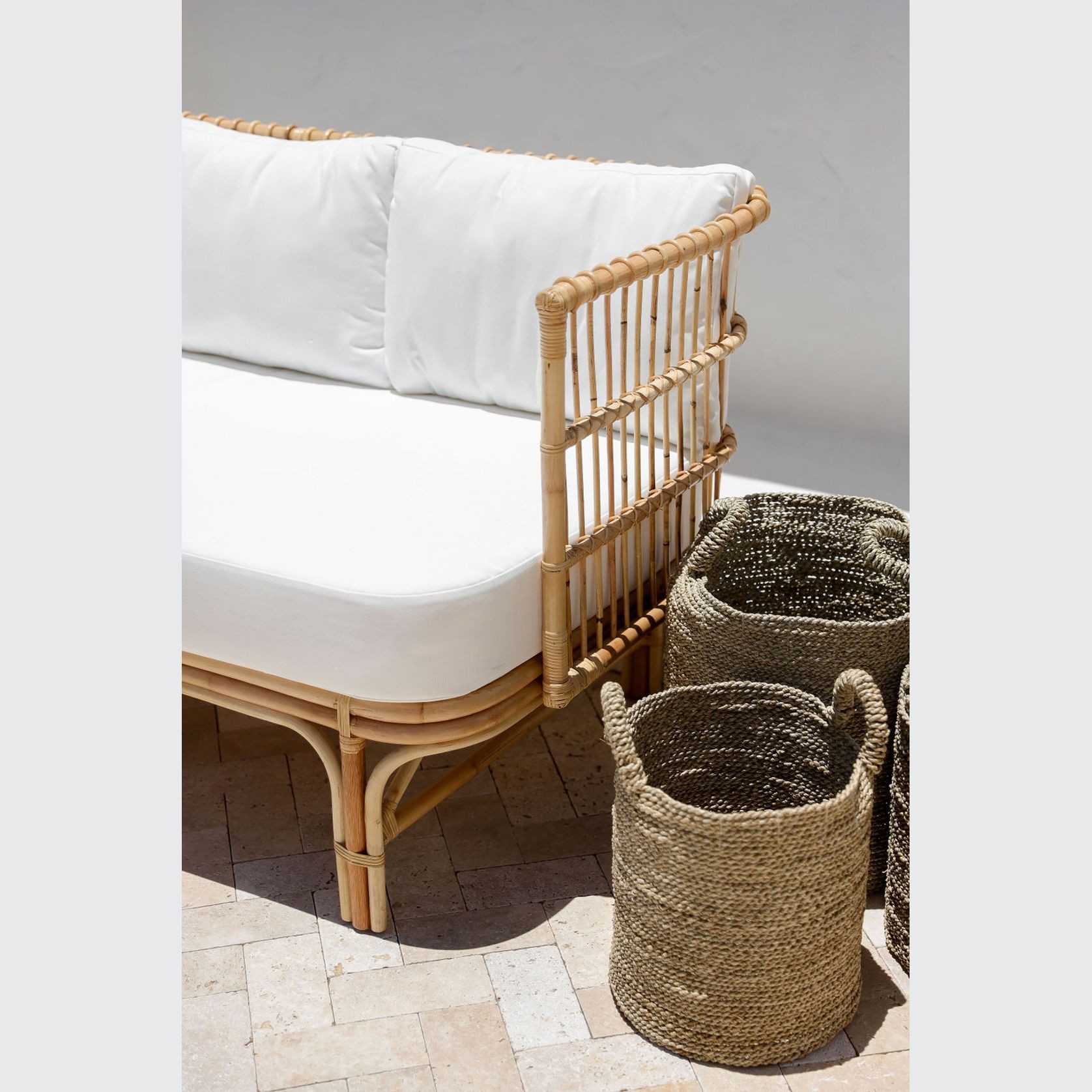 Logan Rattan Sofa 185cm | ArchiPro AU