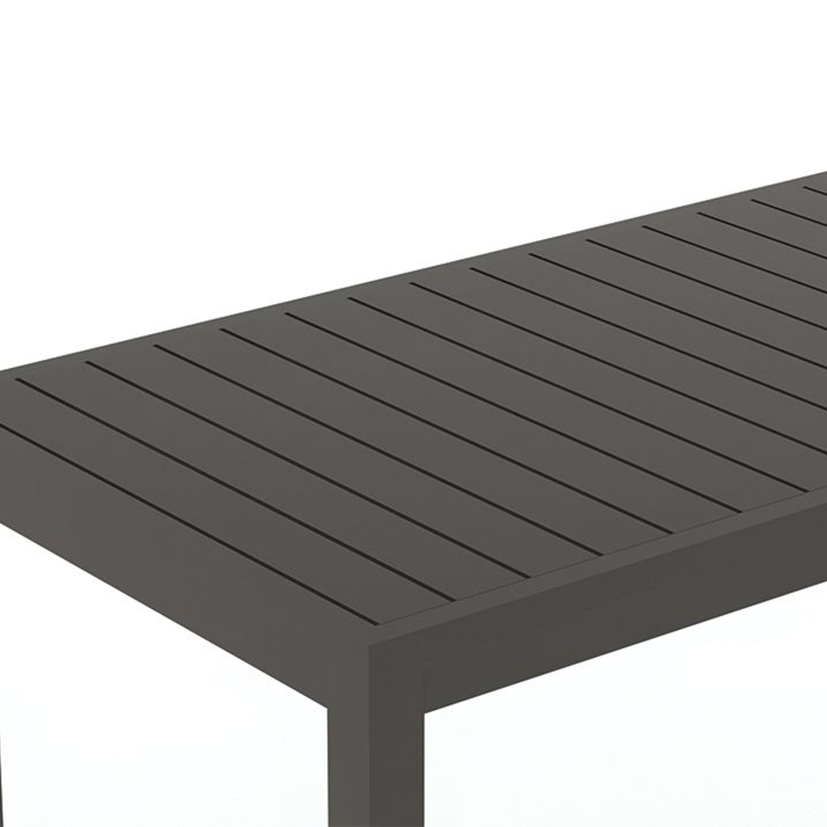 Halki Table - Outdoor - High Bar - 125cm x 65cm - Charcoal | ArchiPro AU