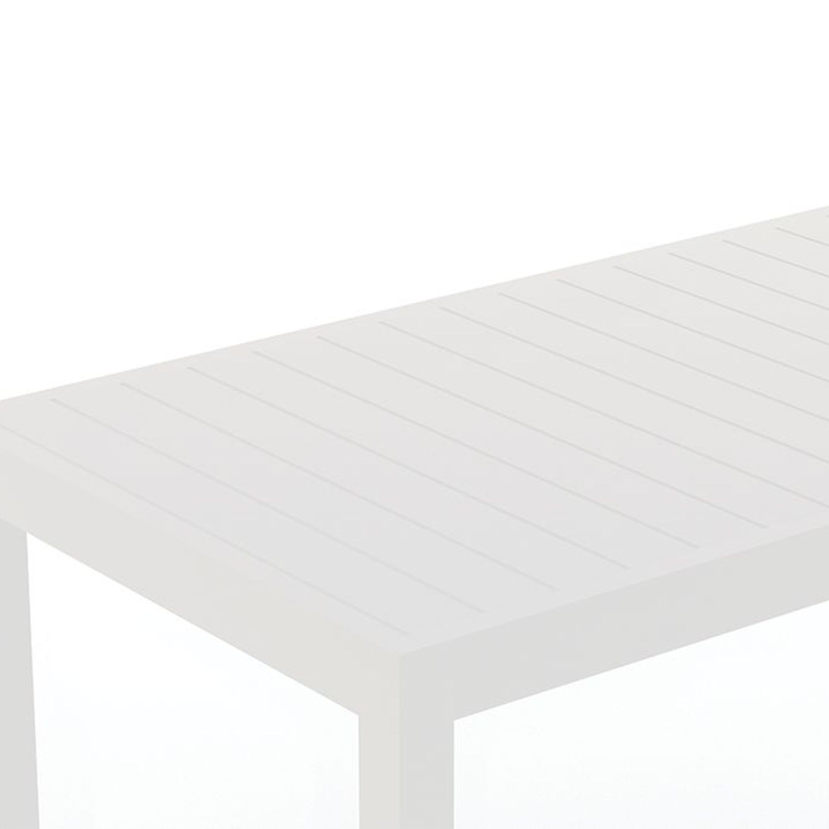 Halki Table - Outdoor - High Bar - 125cm x 65cm - White | ArchiPro AU