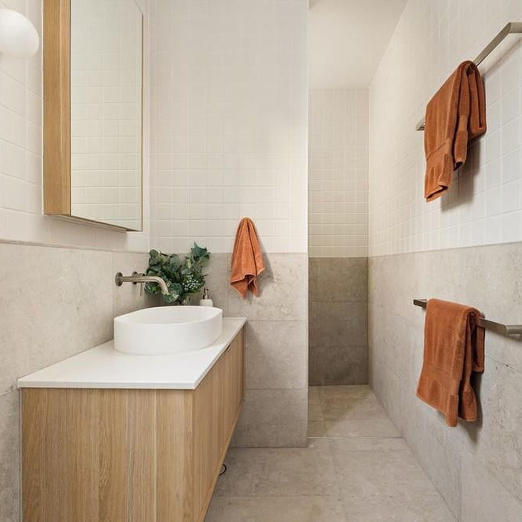 12mm Olive Limestone Tiles - Sandblasted | ArchiPro AU