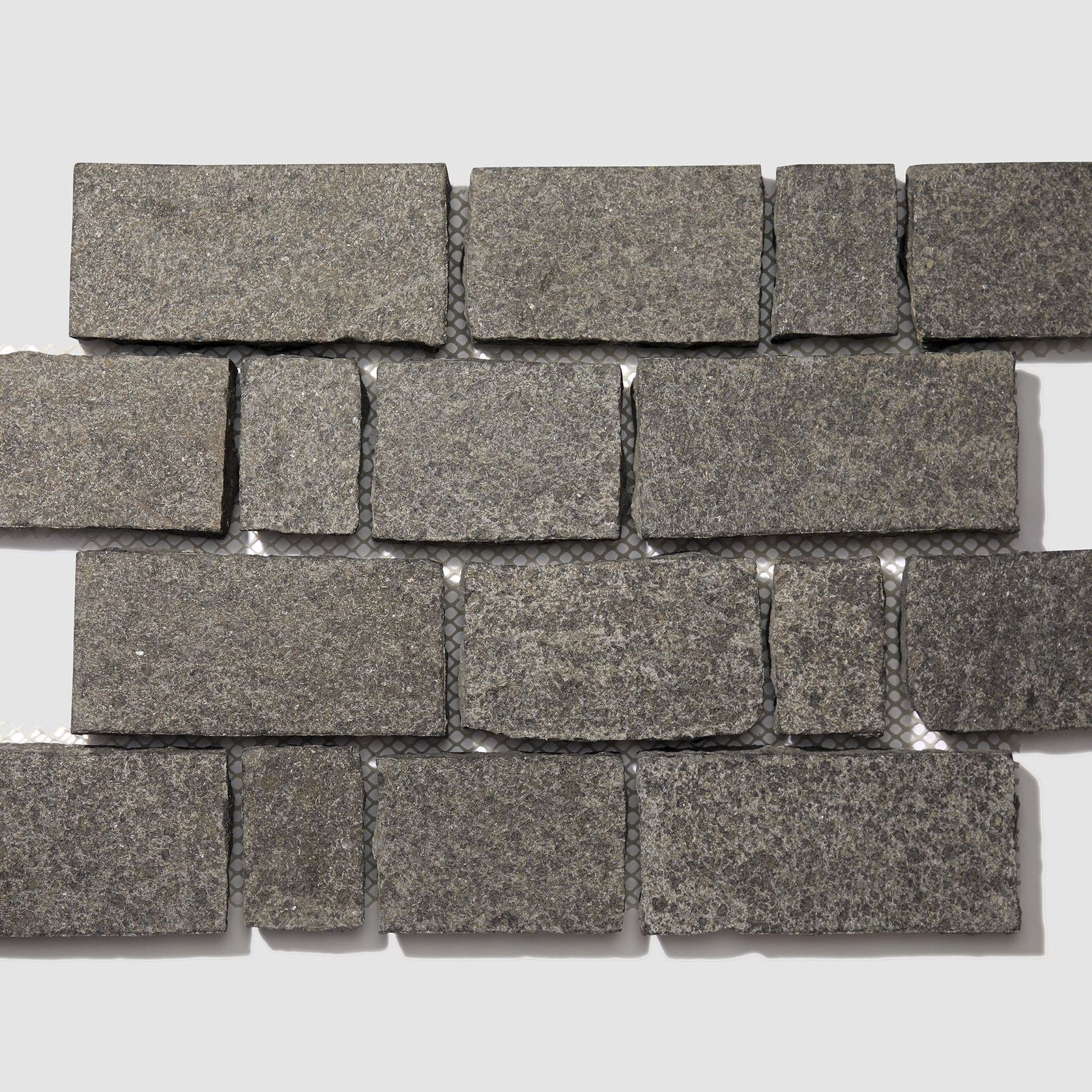 Charcoal Granite Rectangle Cobblestones | ArchiPro AU