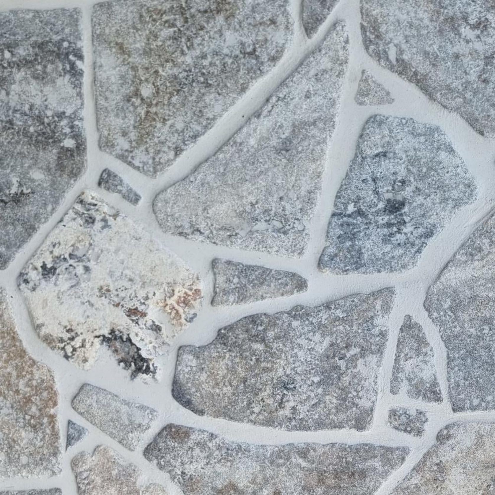 30mm Springbrook Classic Silver Travertine Crazy Paving | ArchiPro AU