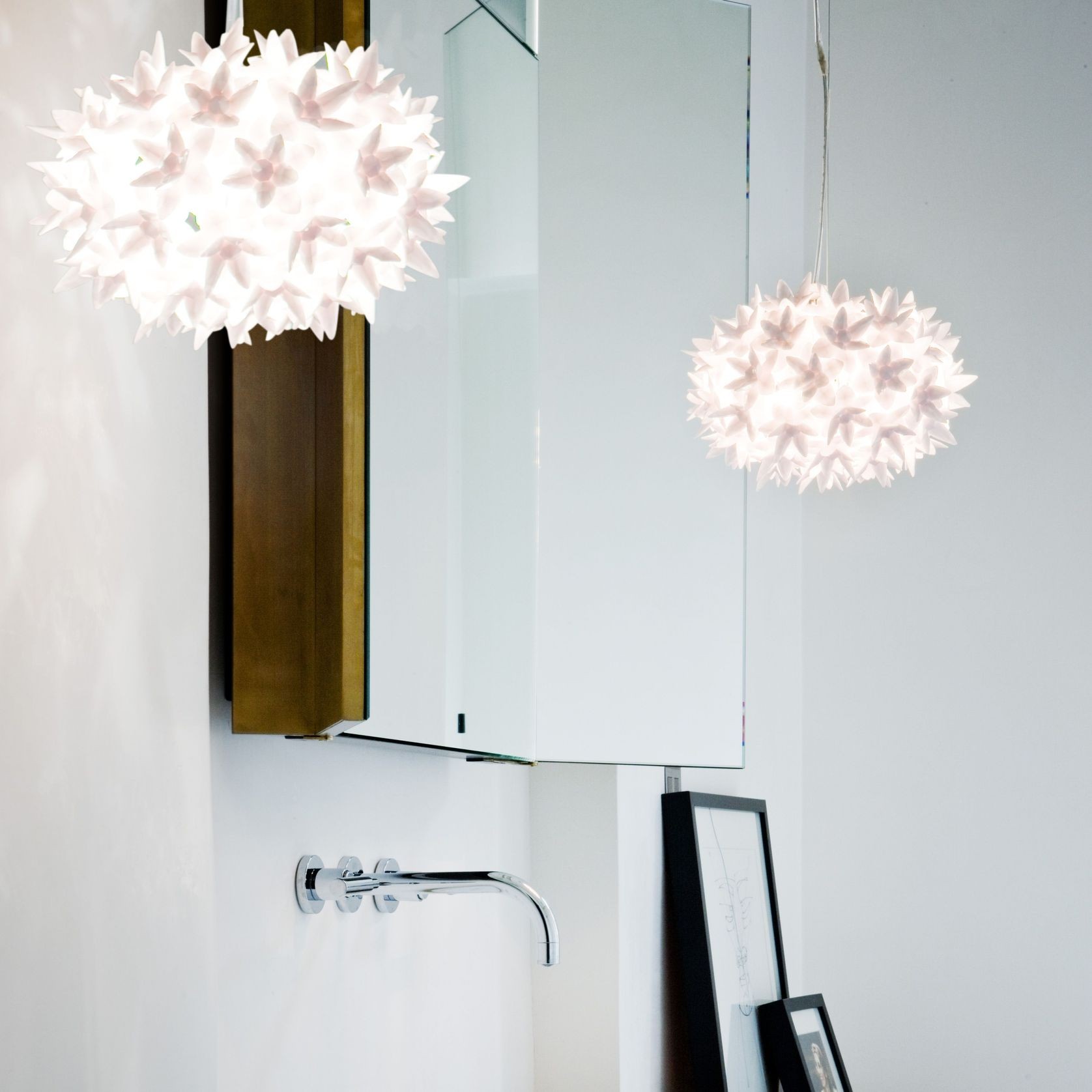 Bloom Medium Suspension Lamp - Metallic | ArchiPro AU