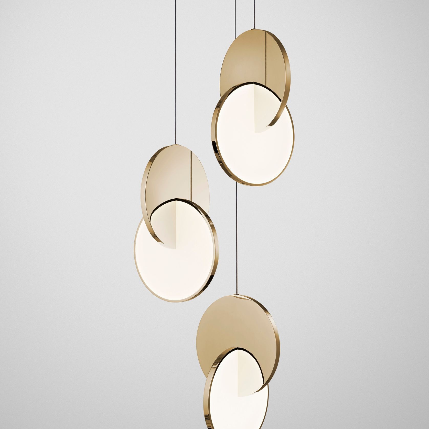 Eclipse Pendant Light - Polished Gold | ArchiPro AU