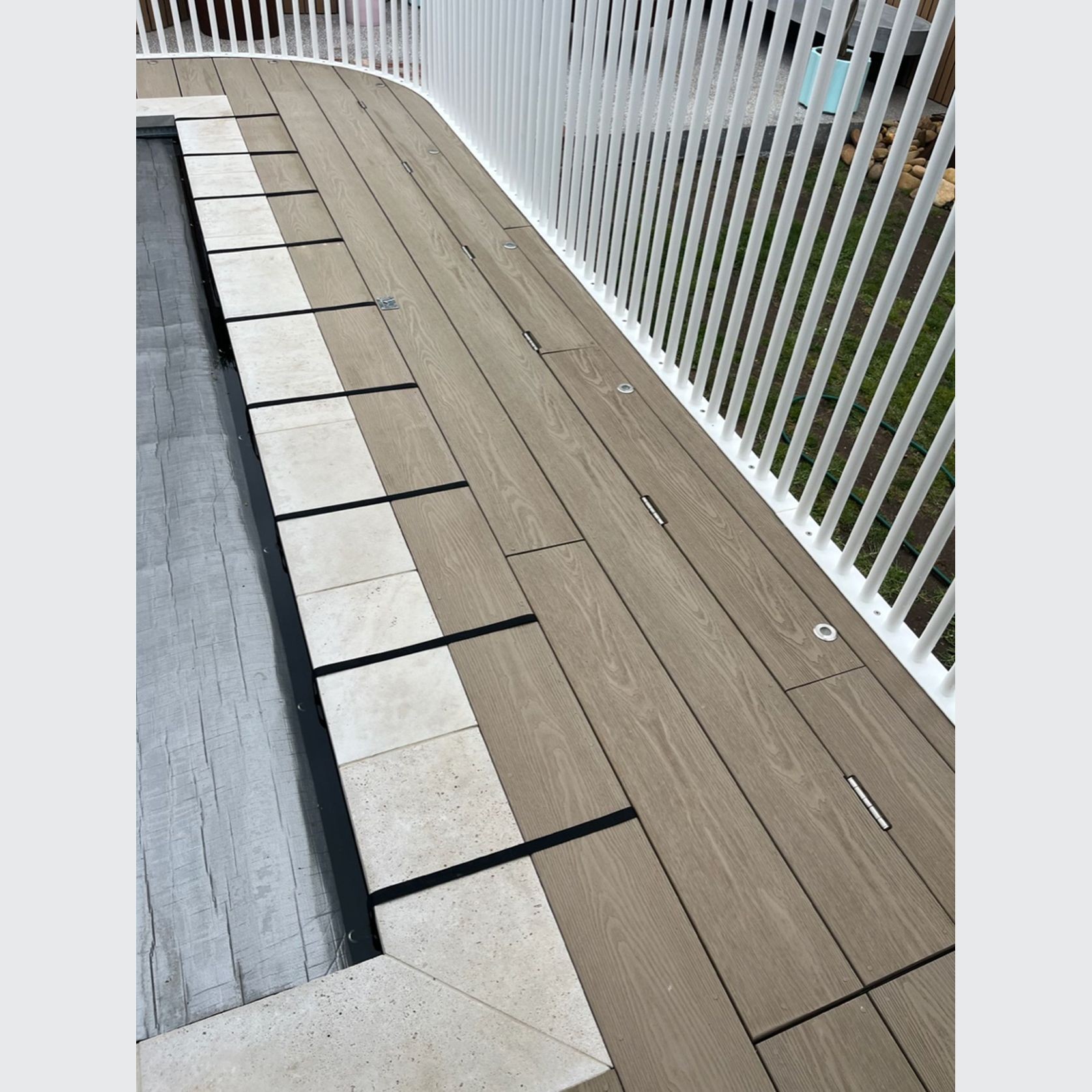 Under Deck UnderCover® Concealed Pool Cover - Powered | ArchiPro AU