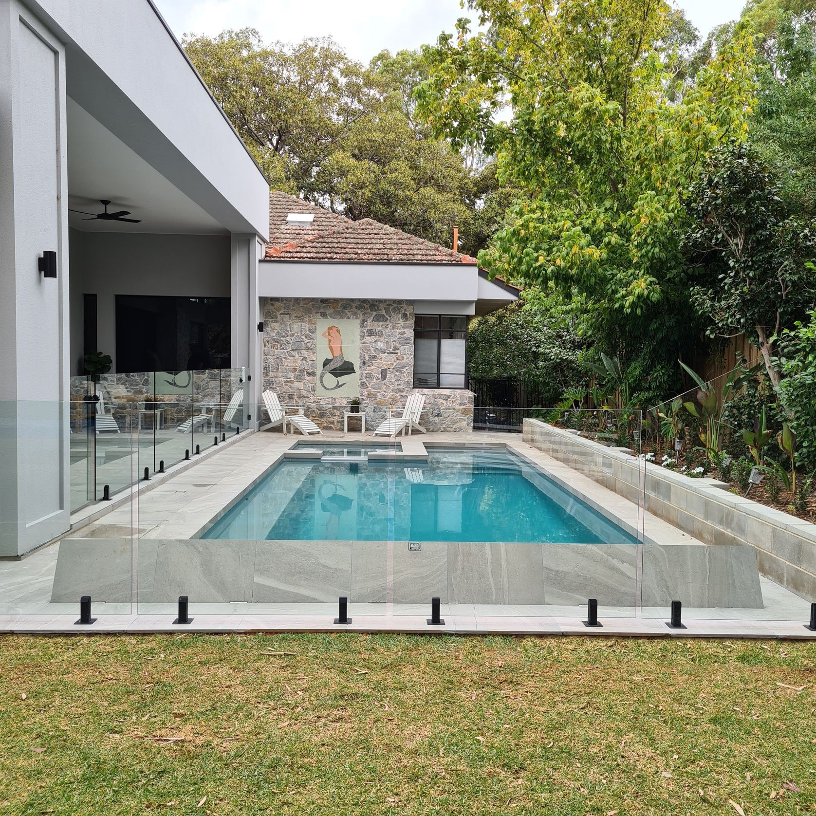 Concrete UnderCover® Concealed Pool Cover - Powered | ArchiPro AU