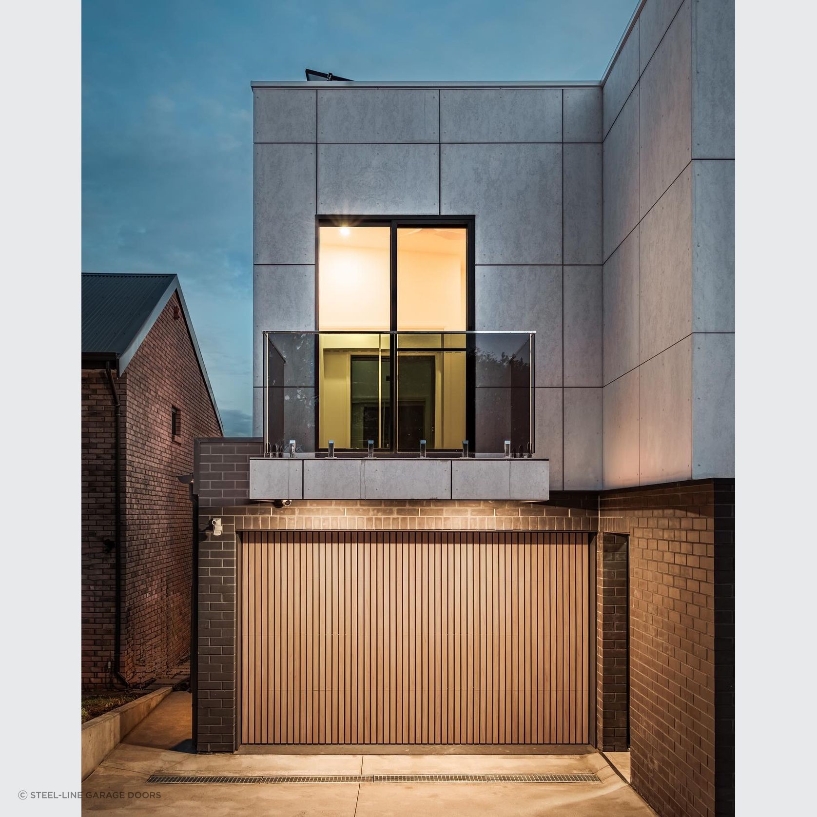 Batten Sectional Garage Door | ArchiPro AU