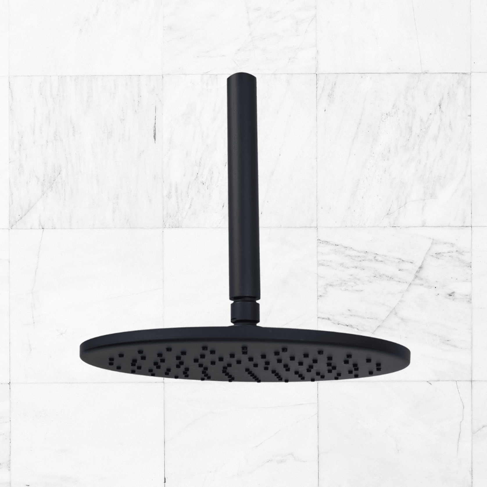 Mira Matte Black Ceiling Shower Arm | ArchiPro AU