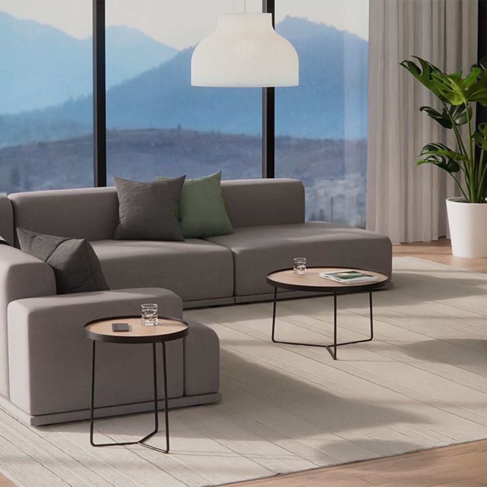 Alora Side Table Black - Oak | ArchiPro AU