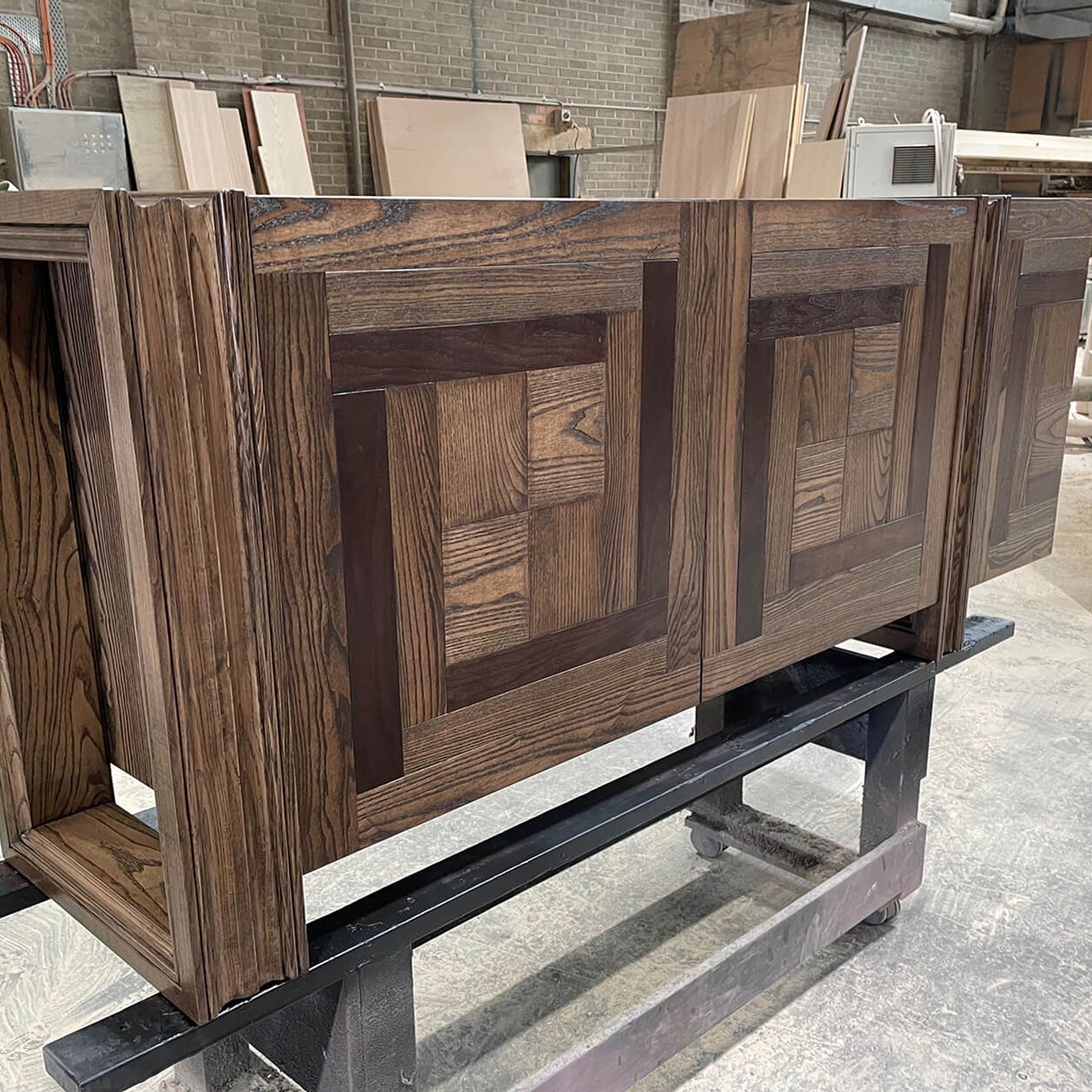 Custom Walnut Inlay Sideboard | ArchiPro AU