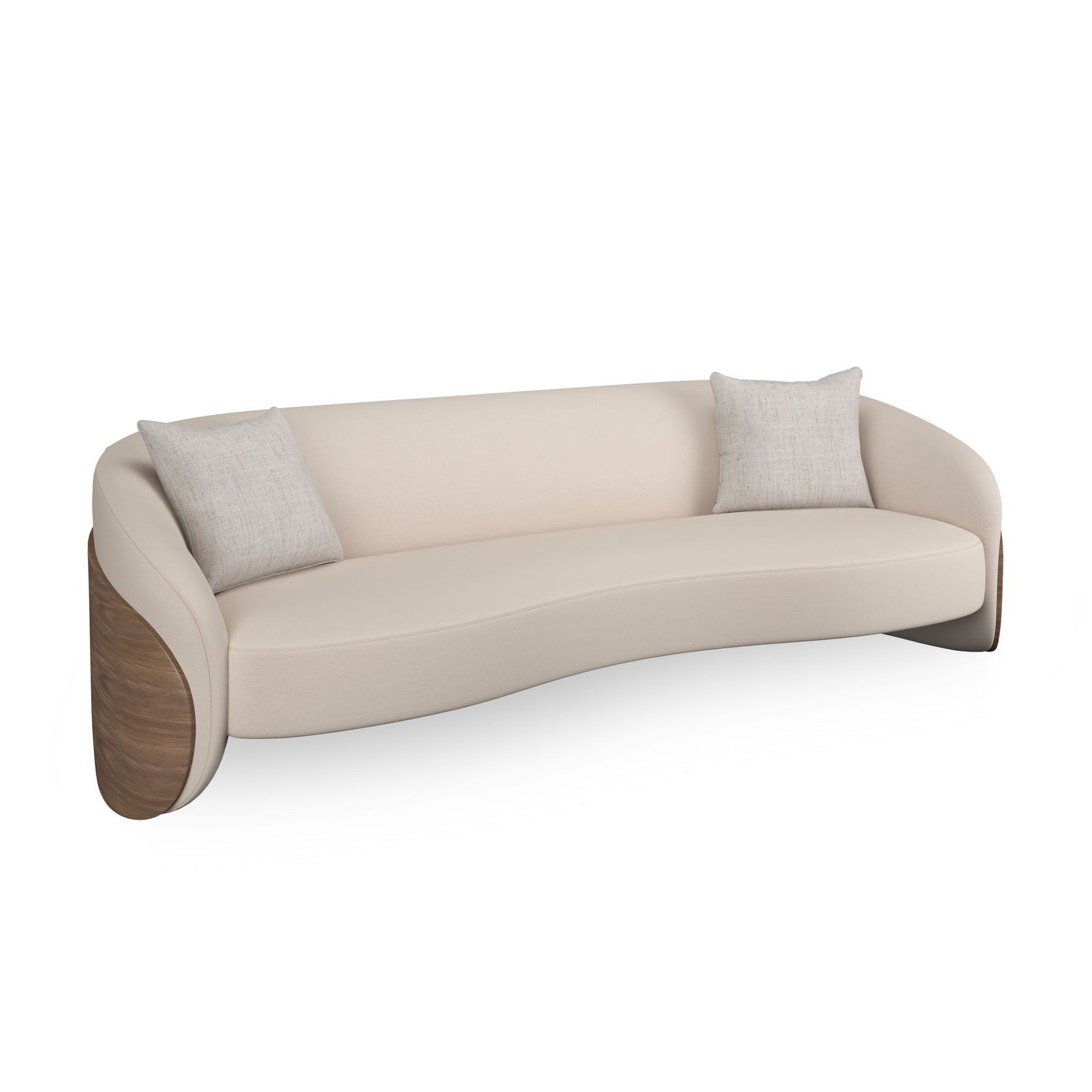 Fleur Wood Back Sofa | ArchiPro AU