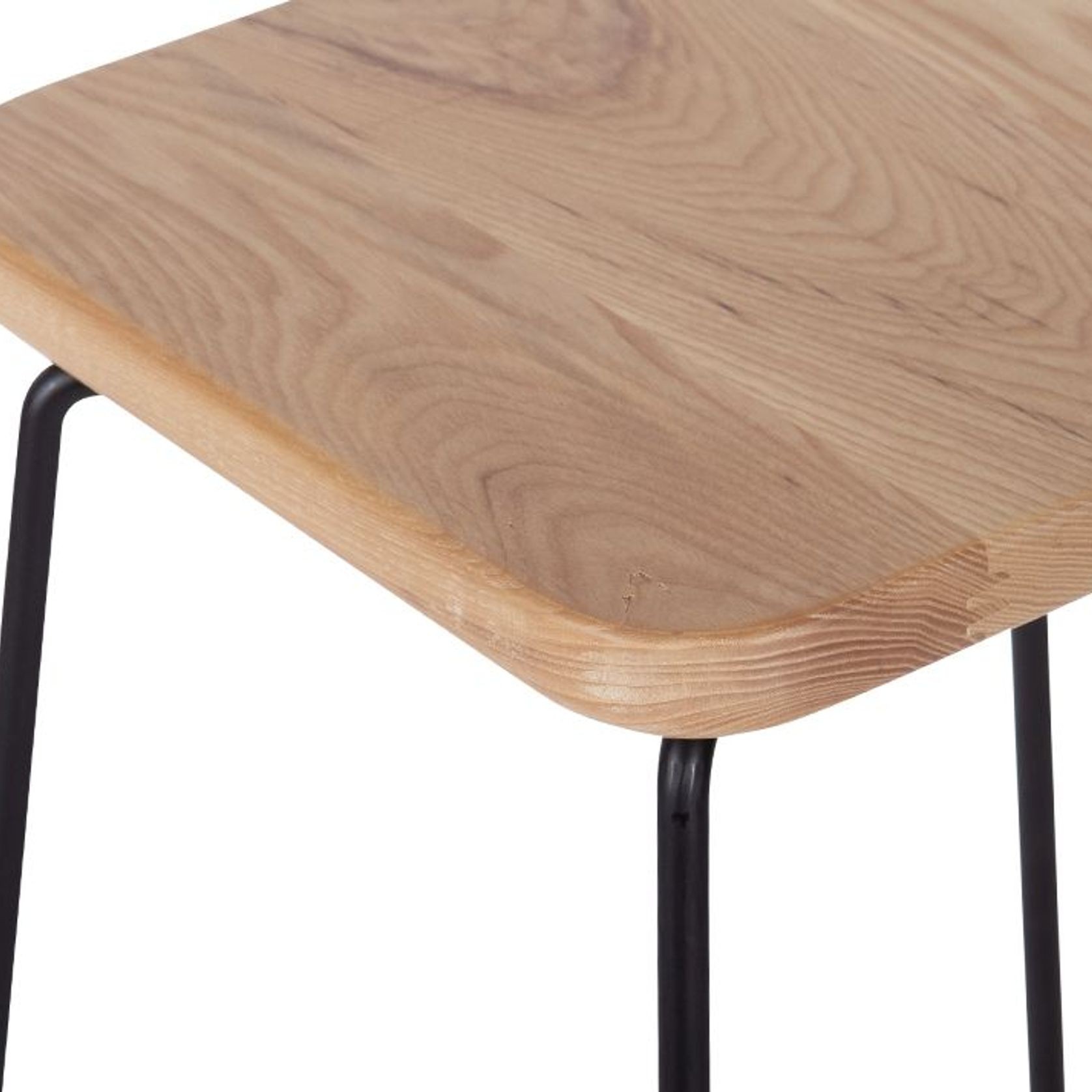 Hugo Bar Stool - Natural Seat - 68cm Square Seat | ArchiPro AU