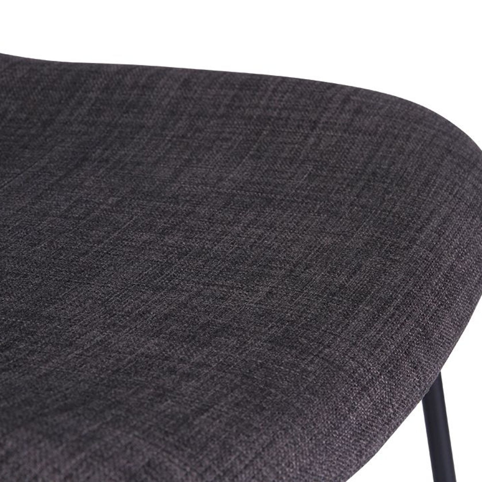 Umbria Stool - Charcoal fabric - 69cm Kitchen Bench Height | ArchiPro AU