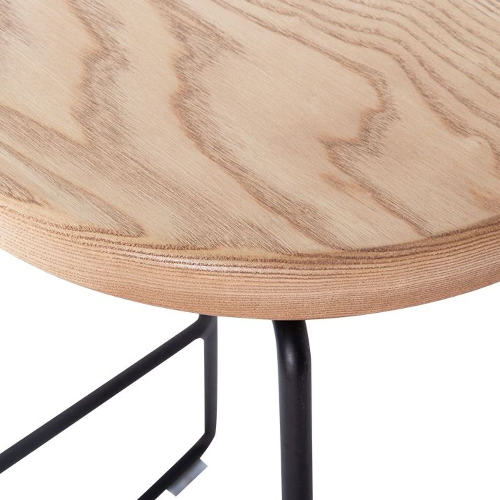 Hugo Bar Stool - Natural Seat - 68cm Round Seat | ArchiPro AU