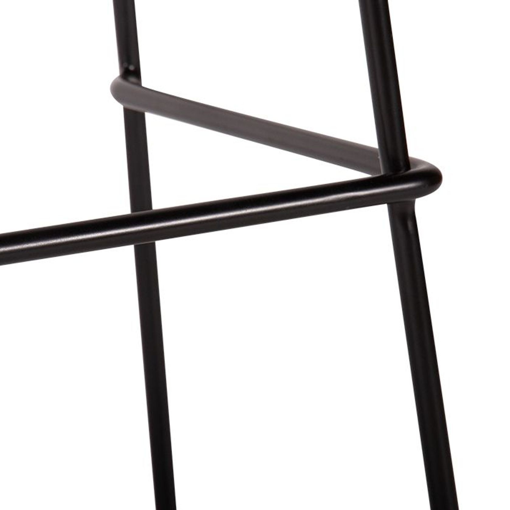Hugo Bar Stool - Black Seat - 68cm Round Seat | ArchiPro AU