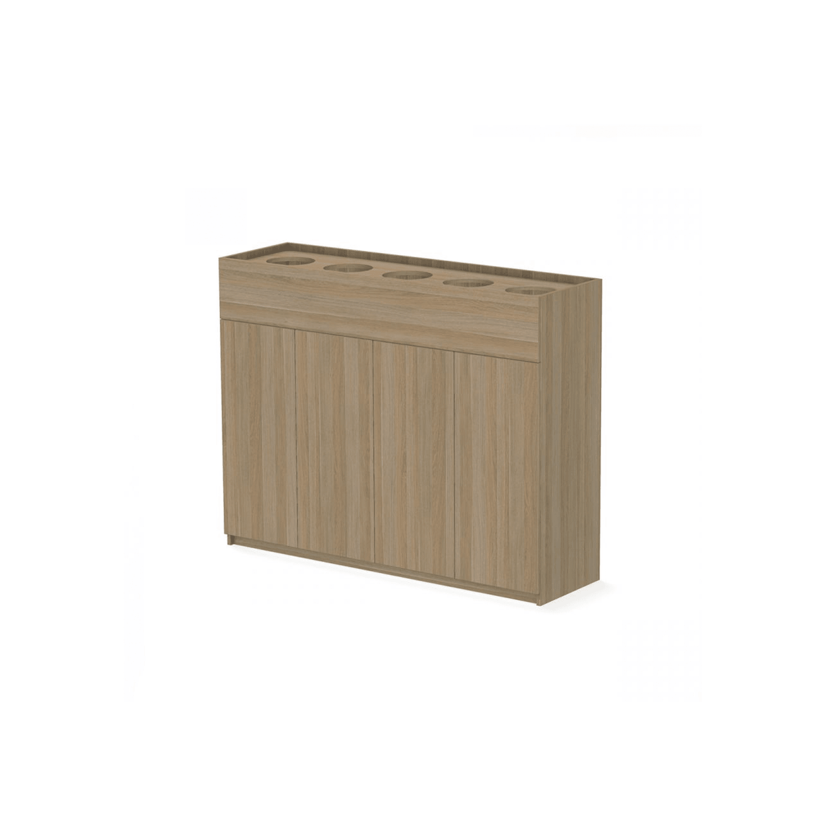 Melamine Storage Cupboard With Planter Box | ArchiPro AU