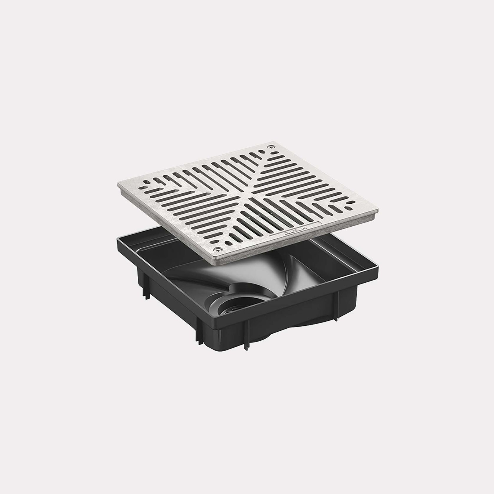 Uni-Pit Vortex 300 with Plain Aluminium Grate | ArchiPro AU