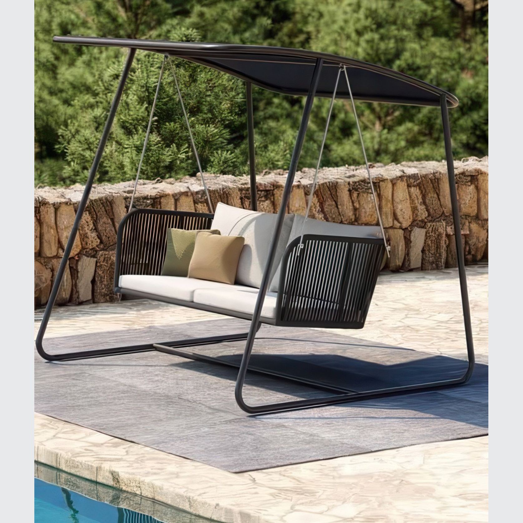 Outdoor Swing Double Chair | ArchiPro AU