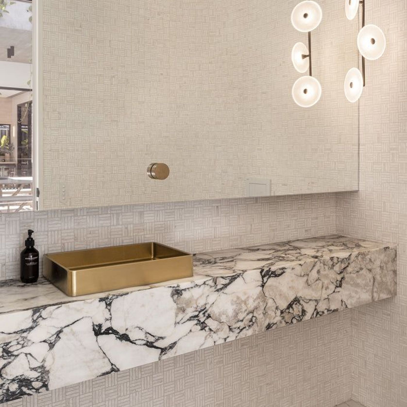 Superwhite Travertine Japanese Finger Mosaic | ArchiPro AU