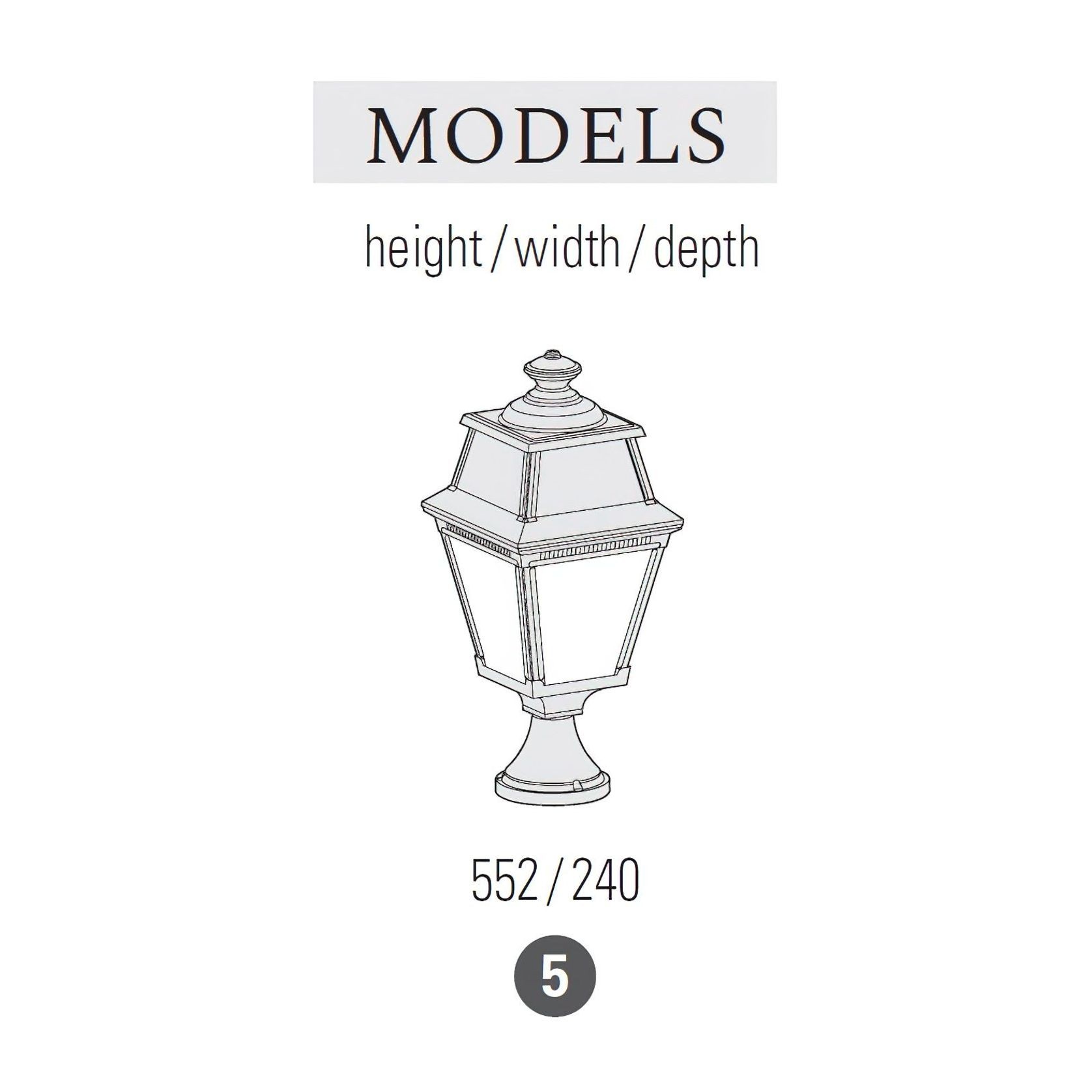 Avenue 2 Model 5 Lamp Lamp Post | ArchiPro AU