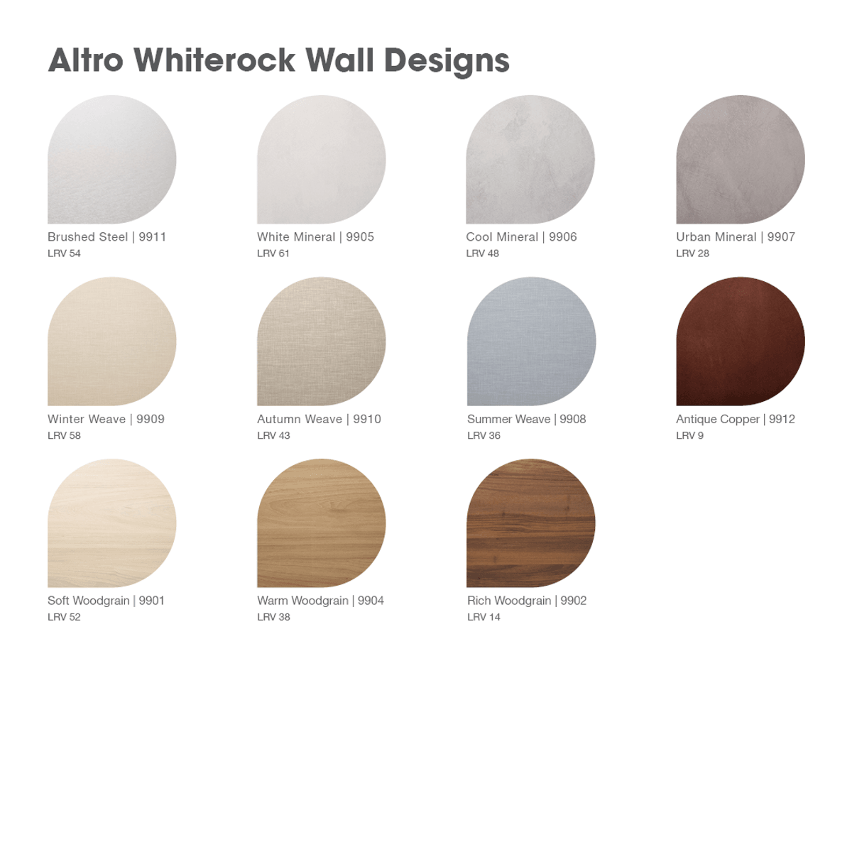 white rock cladding colours