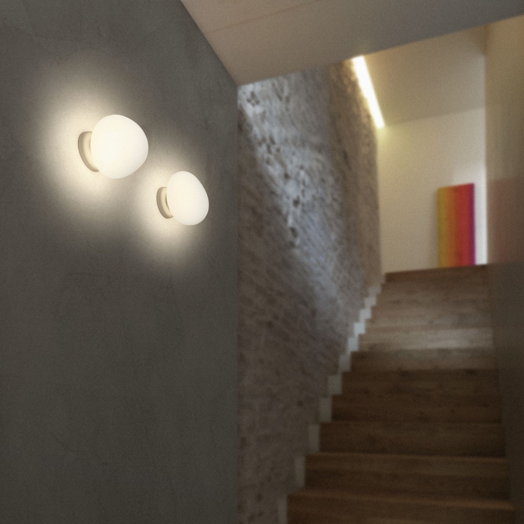 Gregg Ceiling/Wall Lamp - Glass | ArchiPro AU