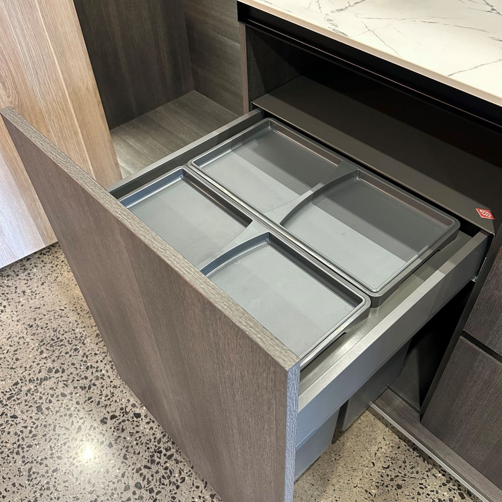 Wesco Pullboy Z waste bin for Blum MERIVOBOX | ArchiPro AU