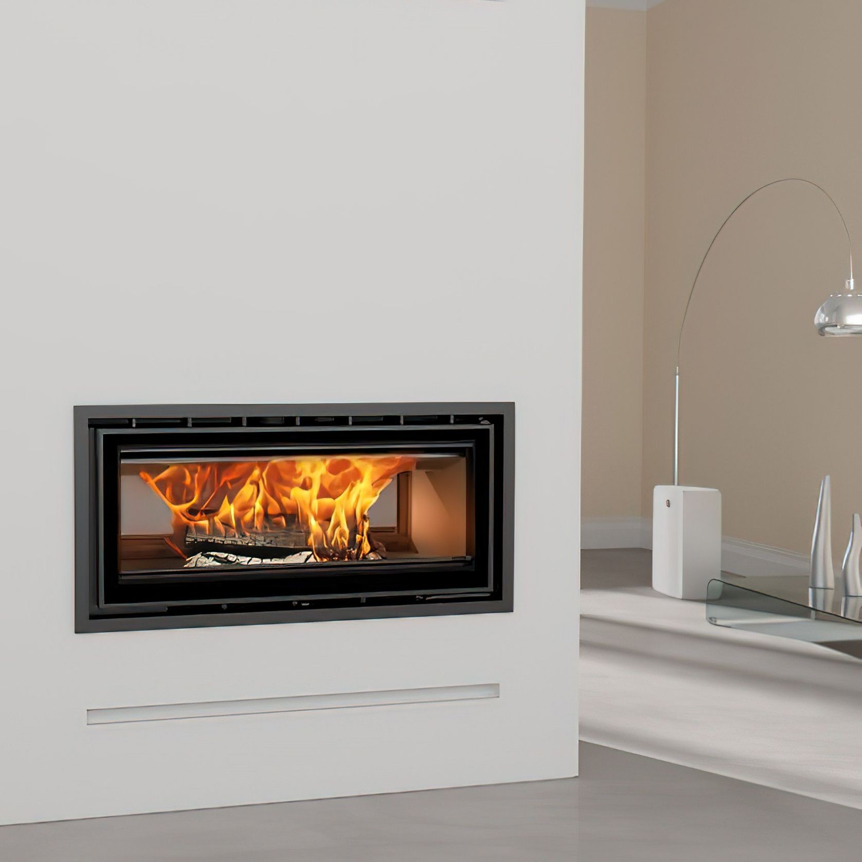 ADF Linea 100 Duo Insert Fireplace | ArchiPro AU
