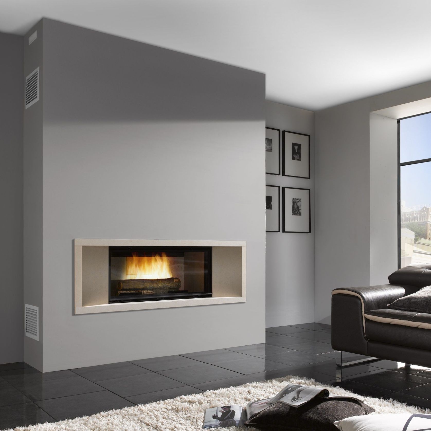 Cheminee Chazelles Designer D1350 Wood Fireplace | ArchiPro AU