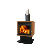 Ethos Genesis Freestanding Wood Fireplace | ArchiPro AU