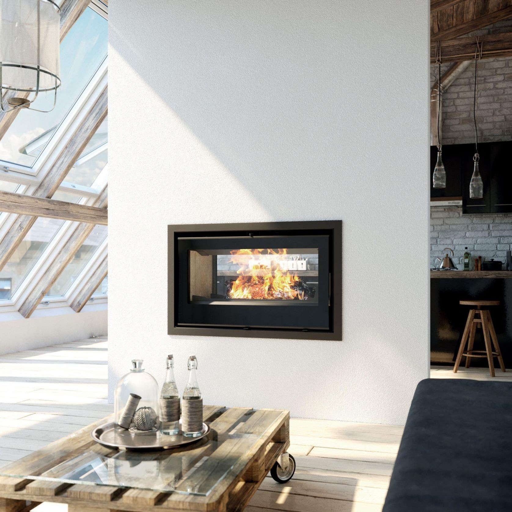 Axis L1000 DS Doubles Sided Zero Clearance Fireplace | ArchiPro AU