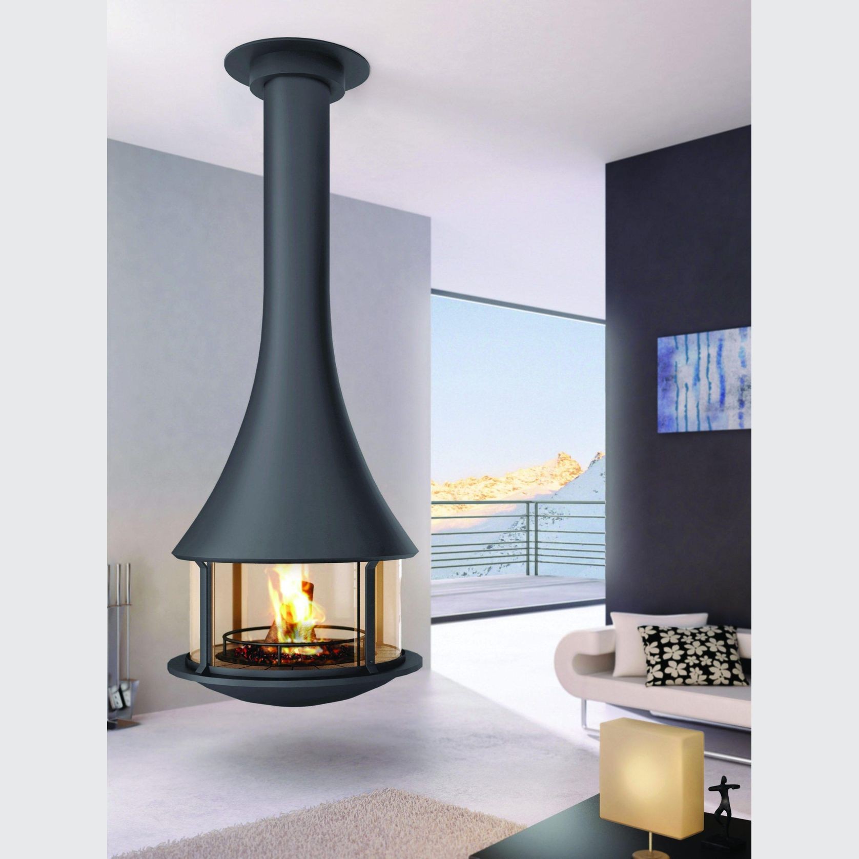 Jc Bordelet Zelia 908 Suspended Fireplace | ArchiPro AU