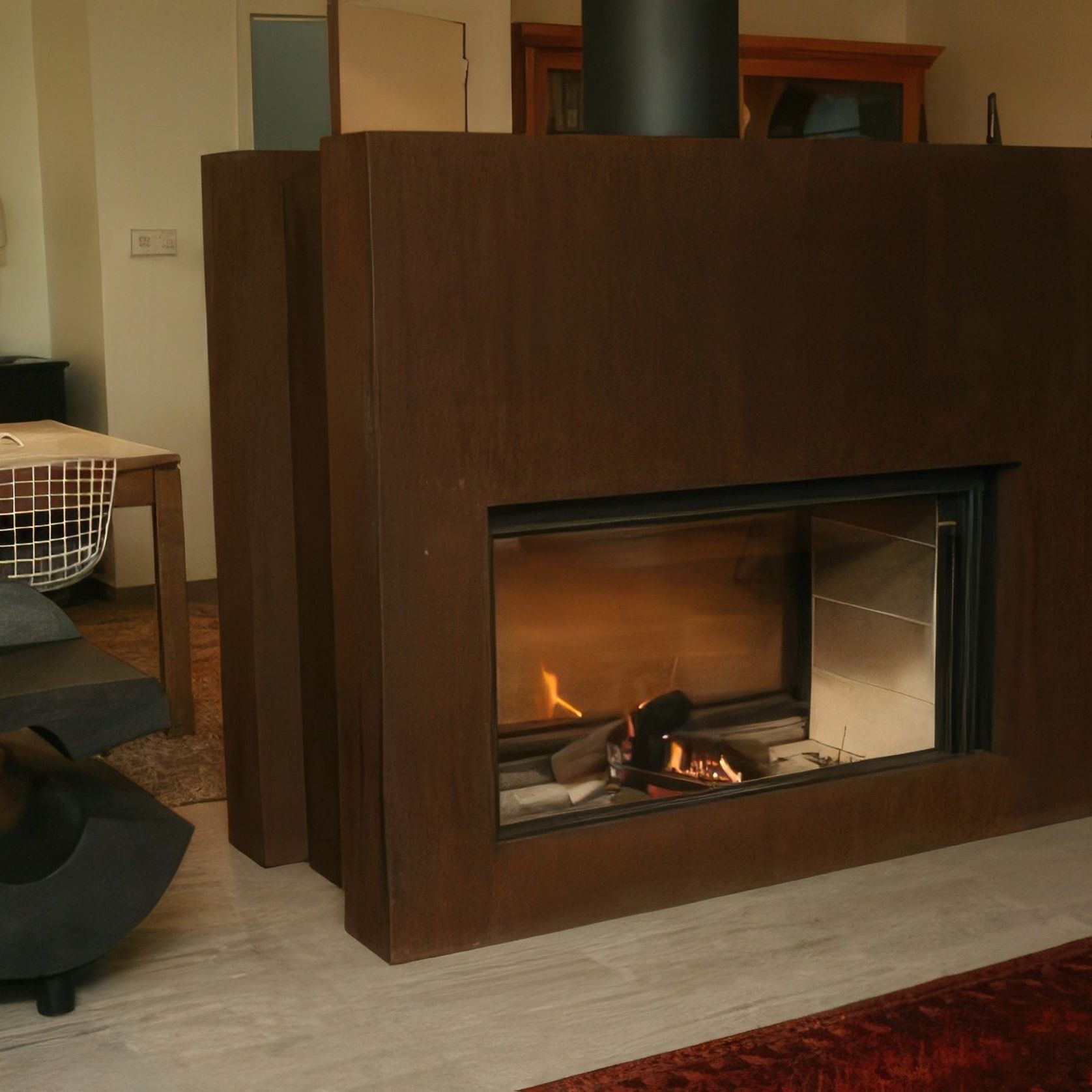 Stuv 21/125 Double Sided Wood Fireplace | ArchiPro AU