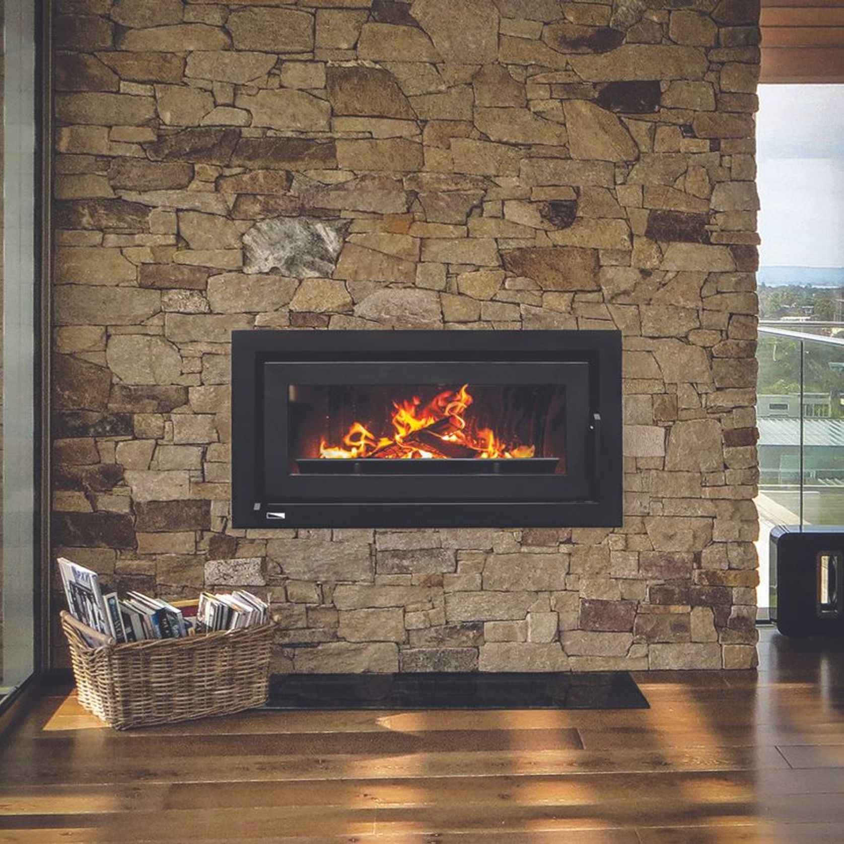 Kemlan Celestial 900 Insert Fan Forced Wood Fireplace | ArchiPro AU