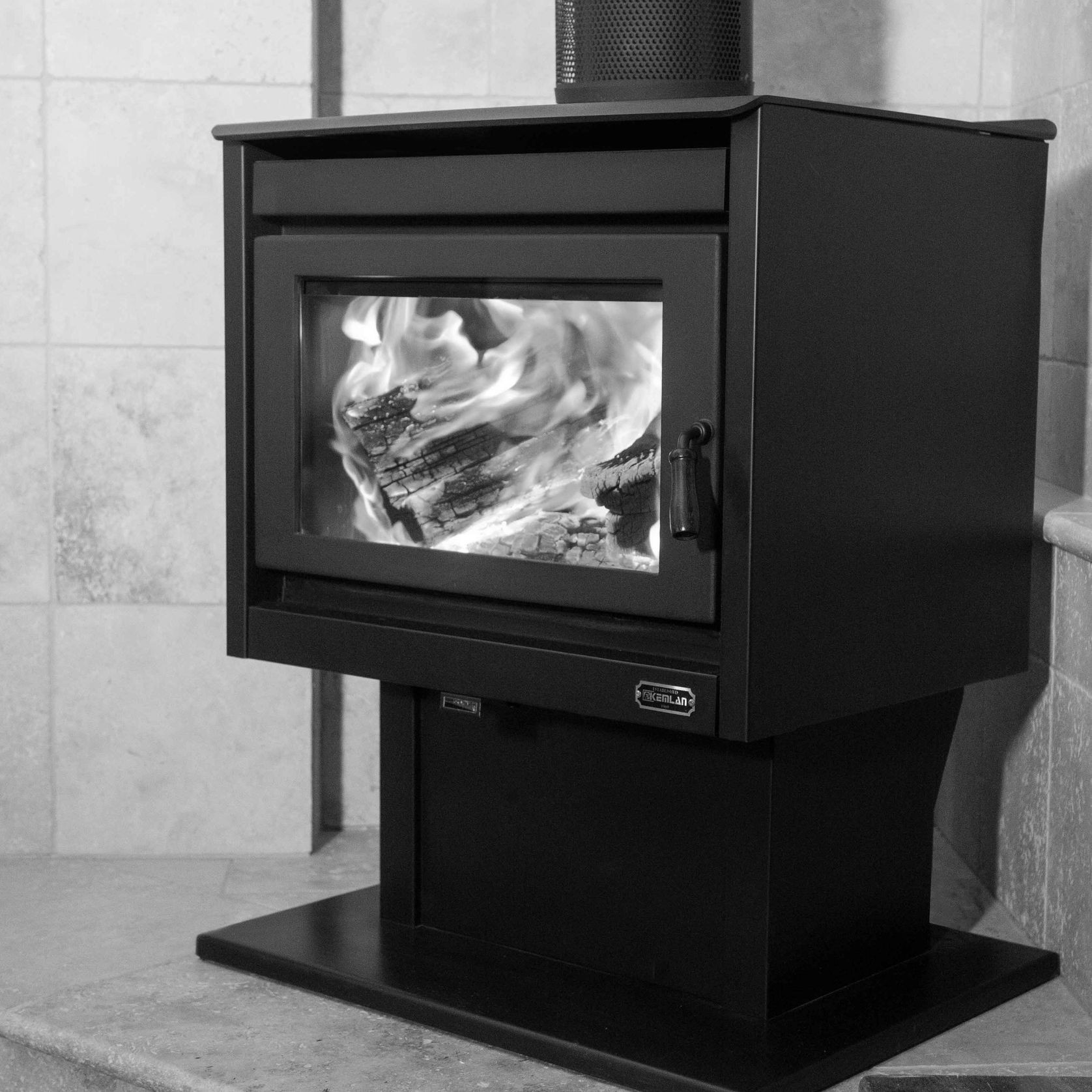 Kemlan Super Nova Freestanding Rural Wood Fireplace | ArchiPro AU