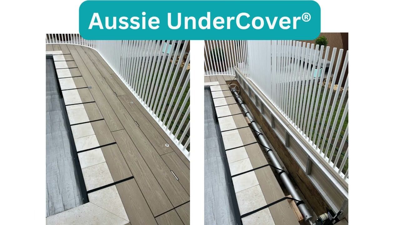 Under Deck UnderCover® Concealed Pool Cover - Powered | ArchiPro AU
